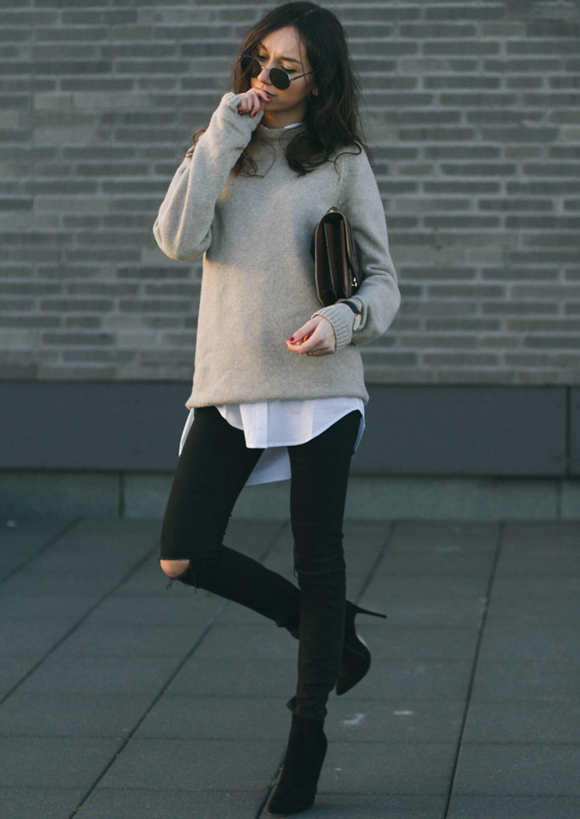 Outfits con ripped jeans negros para ser la chica con más estilo de tu ...