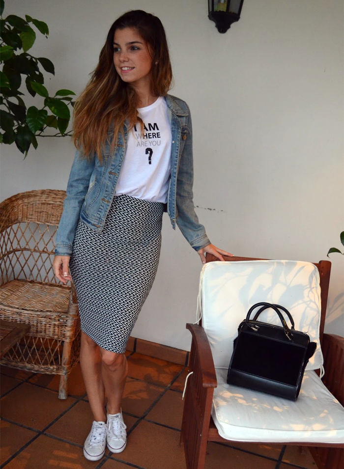 16 Looks con falda y converse para días casuales | Es la Moda 16 Looks con falda y converse para días casuales | Es la Moda