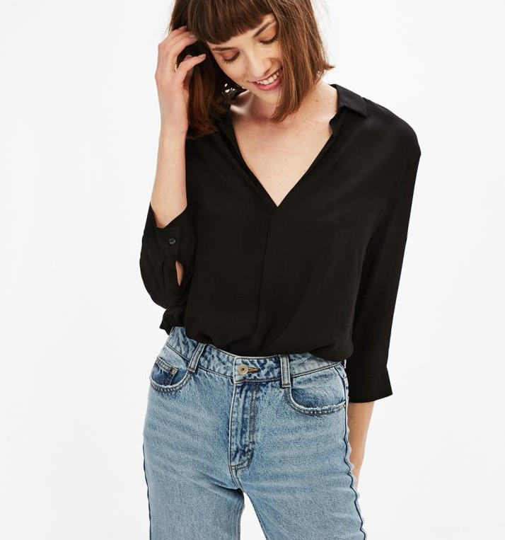 15 Blusas negras que hacen match con cualquier guardarropa | Es la Moda