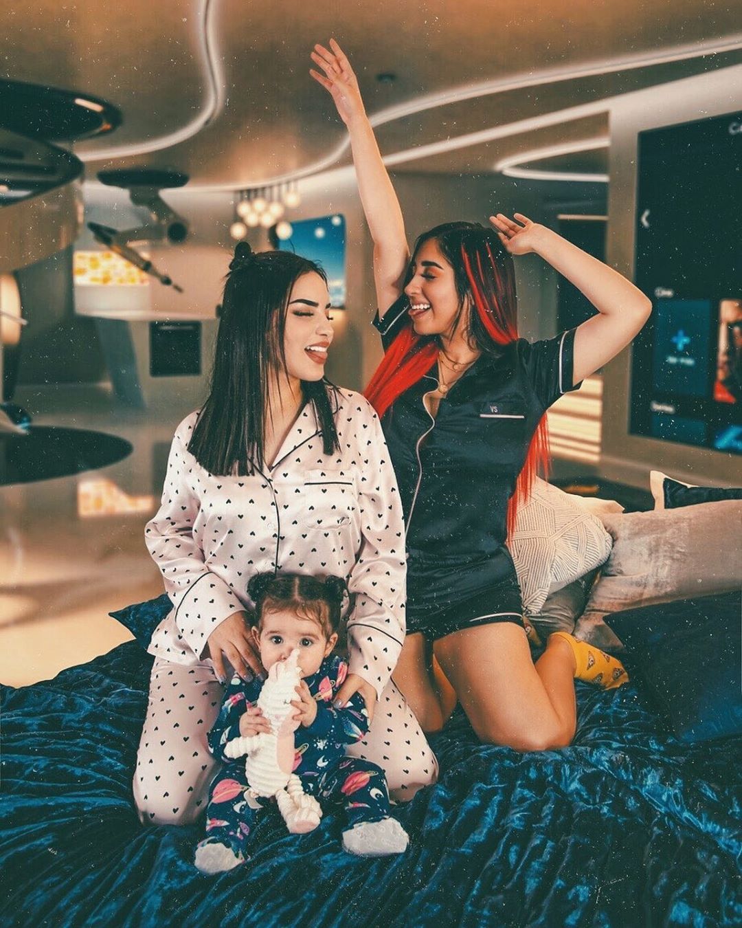 Así de tierna se veía Kima en su primera pijamada | Es la Moda