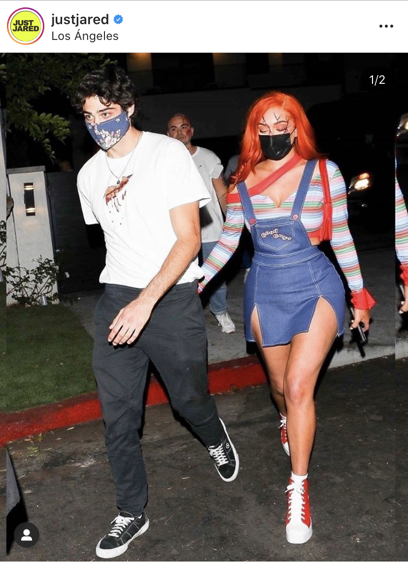 Noah Centineo y Stassie Karanikolaou se besaron en halloween | Es la Moda