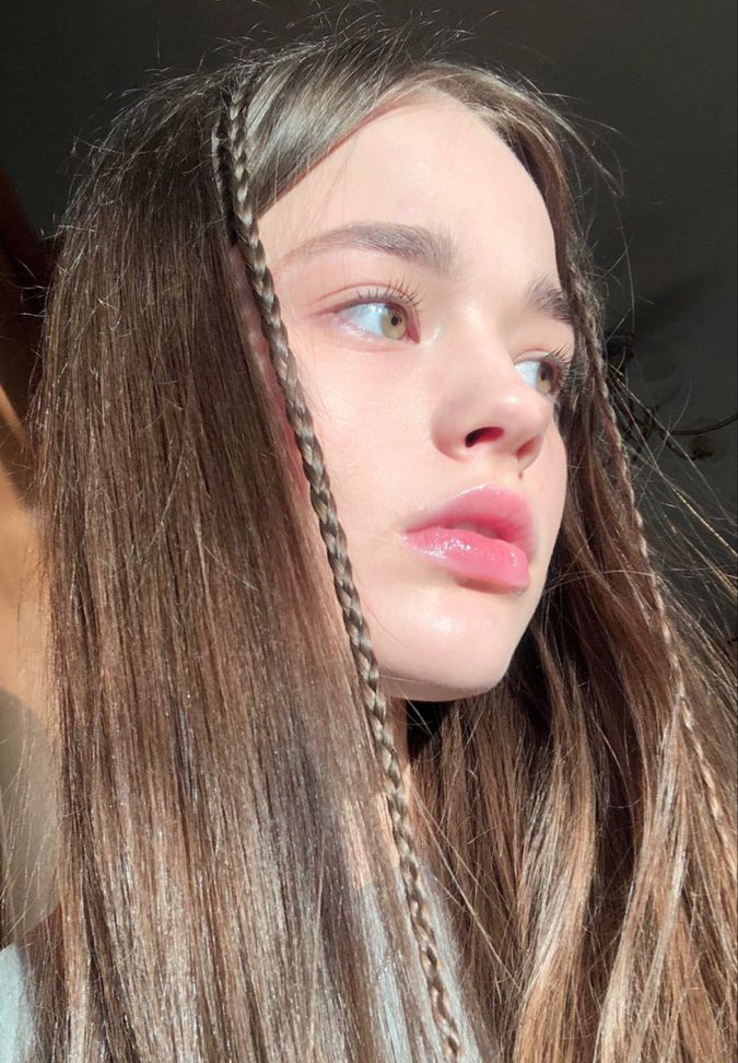 Trencitas frontales que enchularán tu rostro | Es la Moda