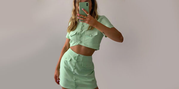 Consigue un look bicha con estas faldas color menta | Es la Moda